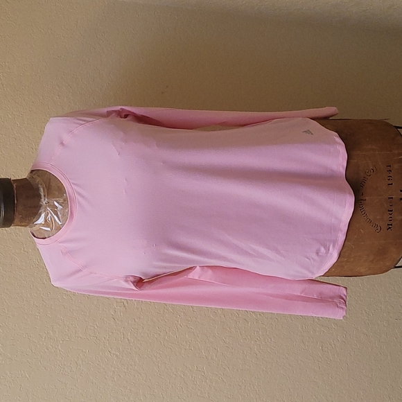 adidas | Tops | Nwt Womens Adidas Golf Long Sleeve Light Pink Shirt ...
